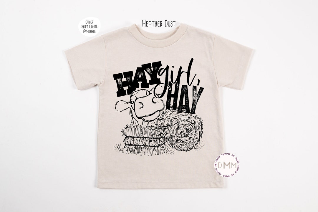 Hay Girl Hay Shirt, Funny Farm Kid Toddler Tee - Etsy