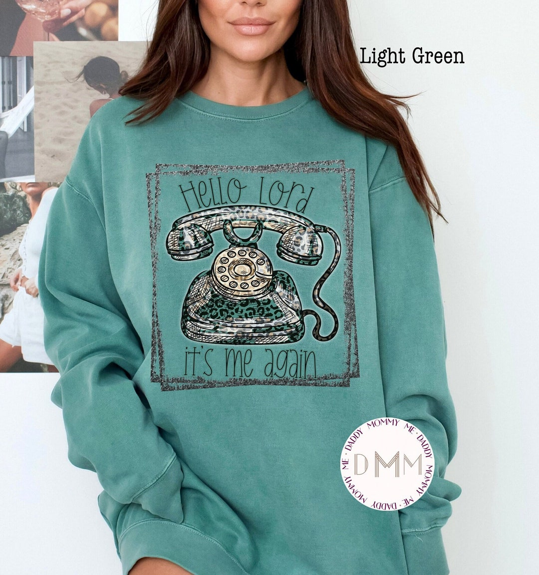 Comfort Colors Sweatshirt, Hello Lord It's Me Again Sweatshirt ...