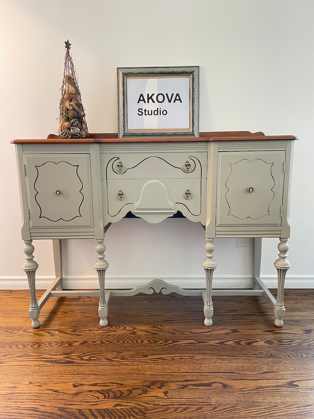 AVAILABLE / Vintage Wood Buffet Antique Buffet Retro Buffet Farmhouse ...