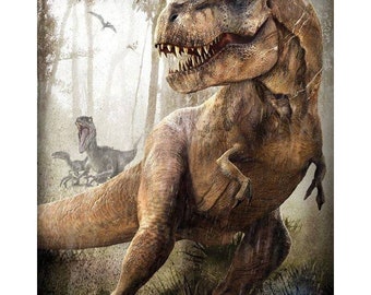 T rex painting | Etsy