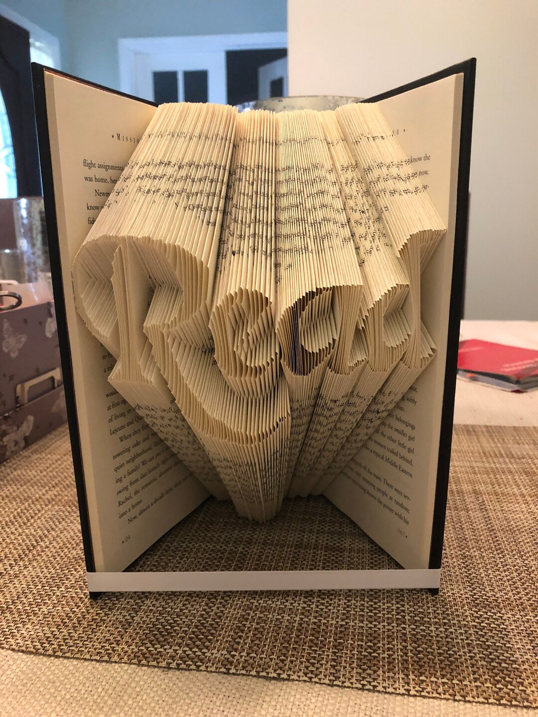 Read Folded Book Art - Etsy