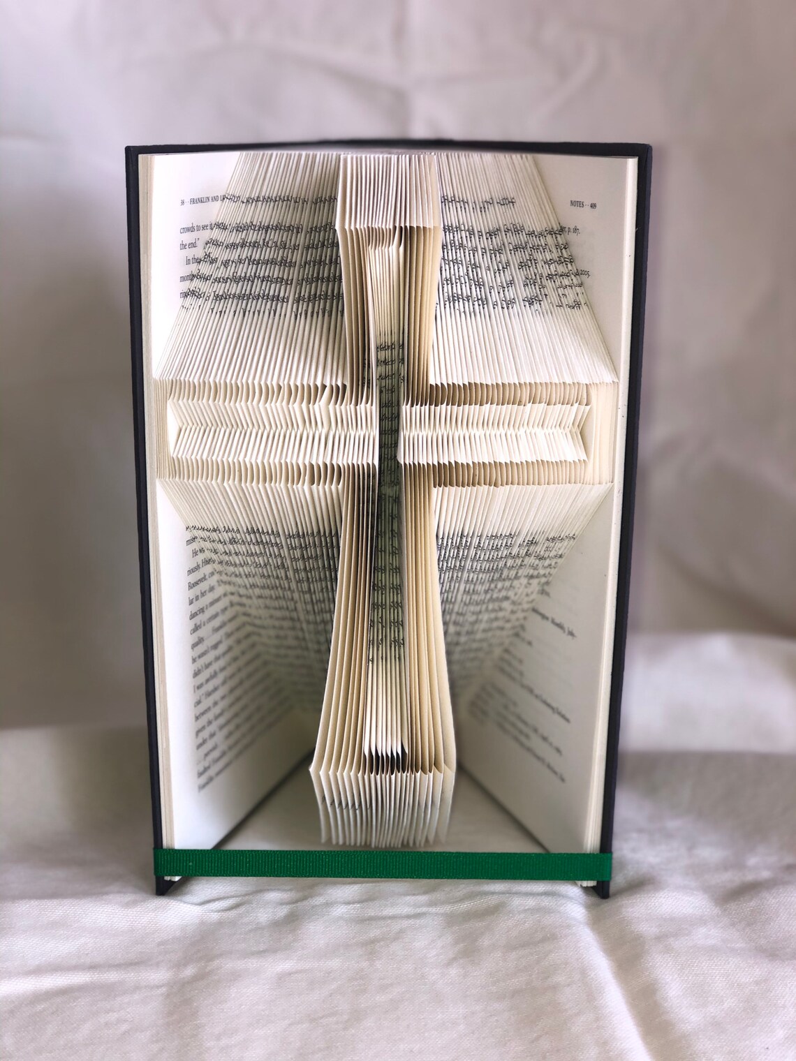 Cross Folded Book Art - Etsy