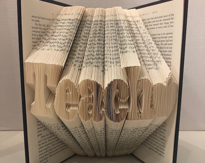 Folded Book Art - Etsy UK