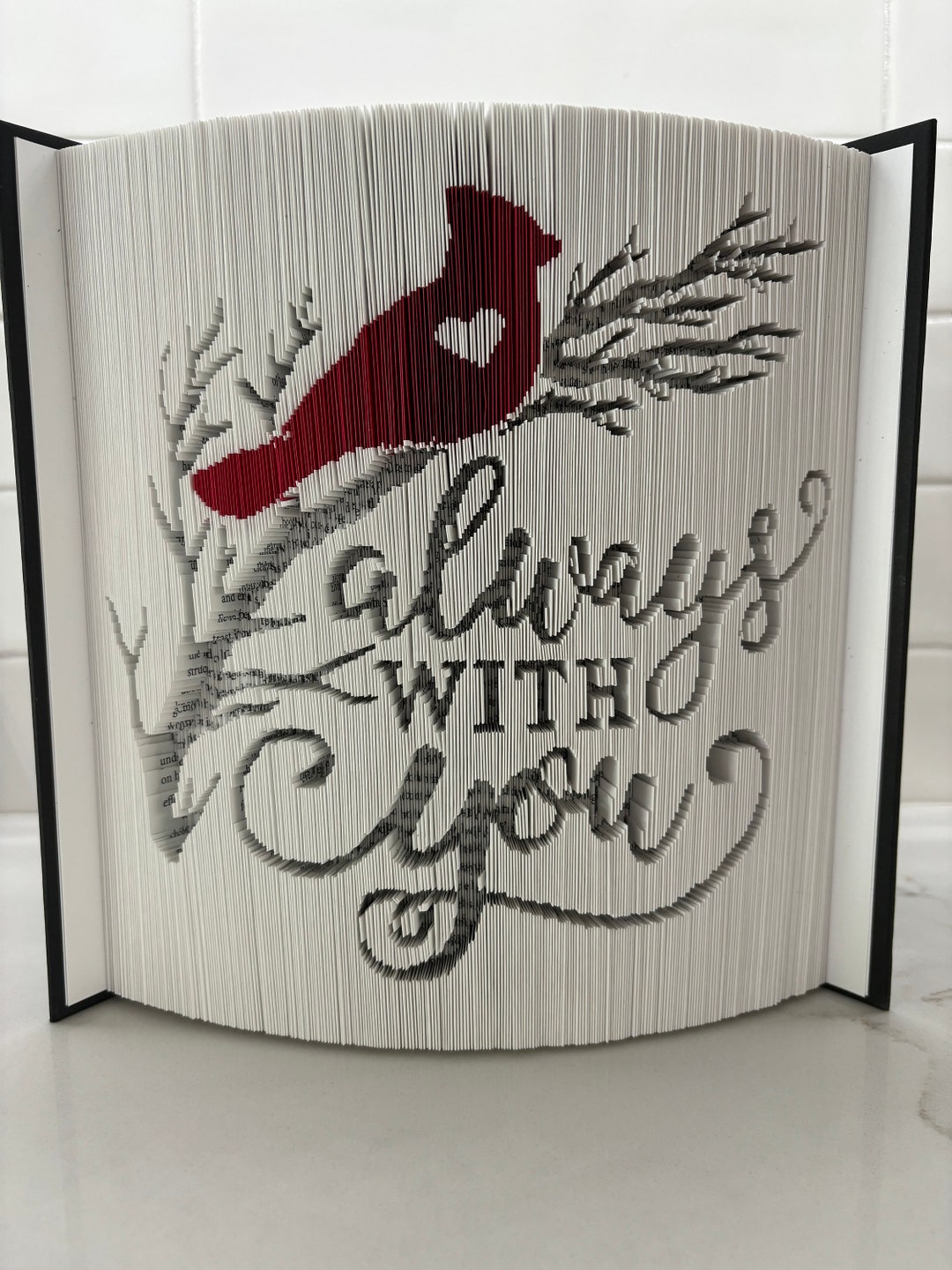 Always With You Book Art - Etsy