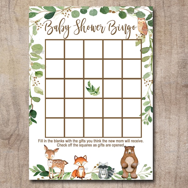 Baby Shower Bingo - Etsy