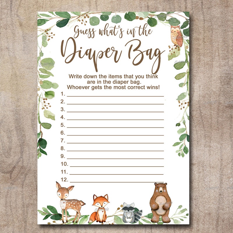 Diaper Bags Woodland - Etsy