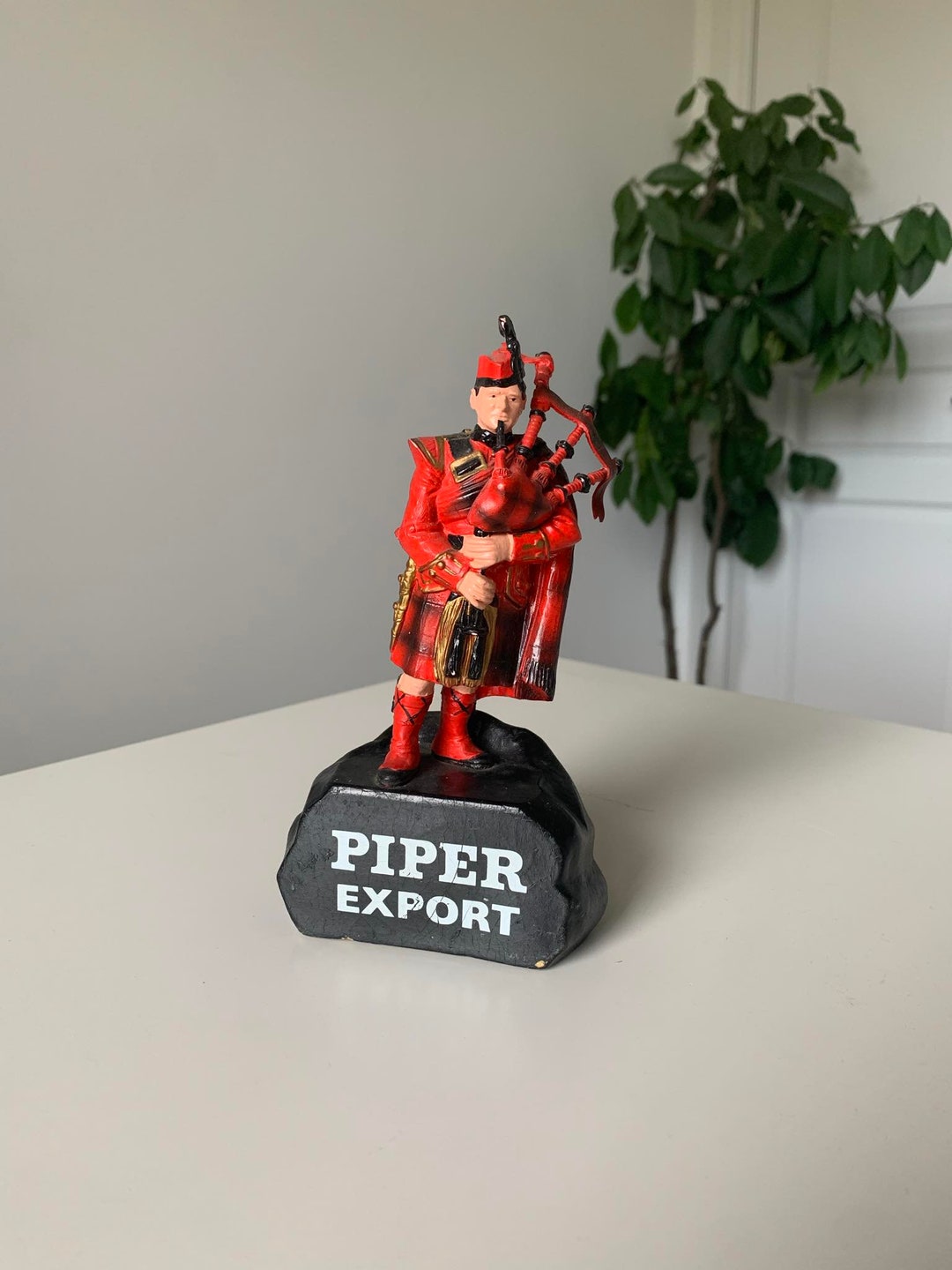 Vintage Piper Advertising Figure for Piper Export Beer Plastic Mascot ...