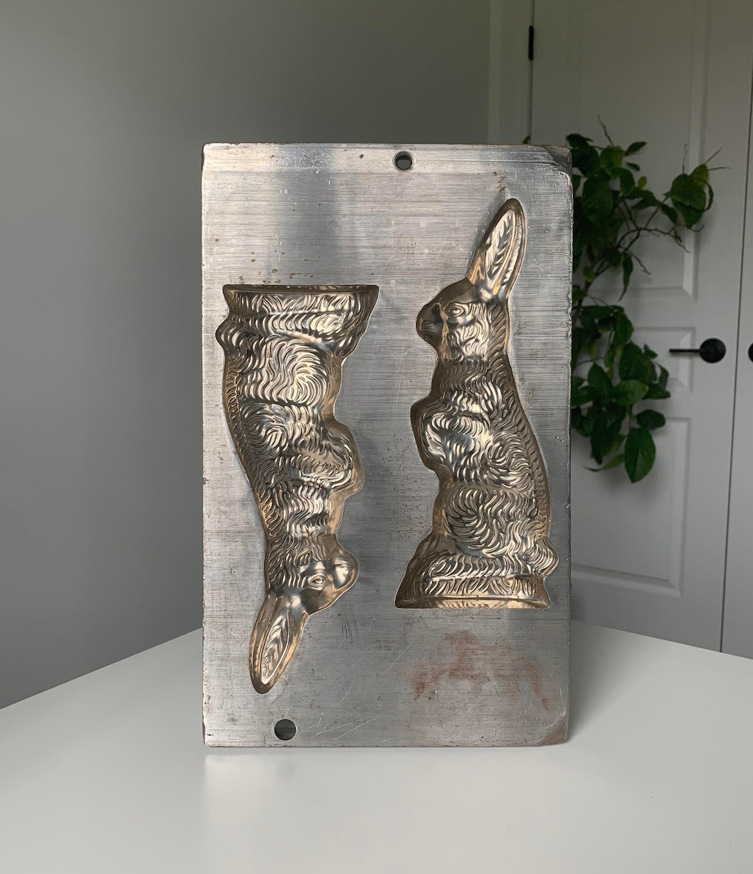 Vintage Heavy Solid Rabbit / Bunny Chocolate Mold - Etsy