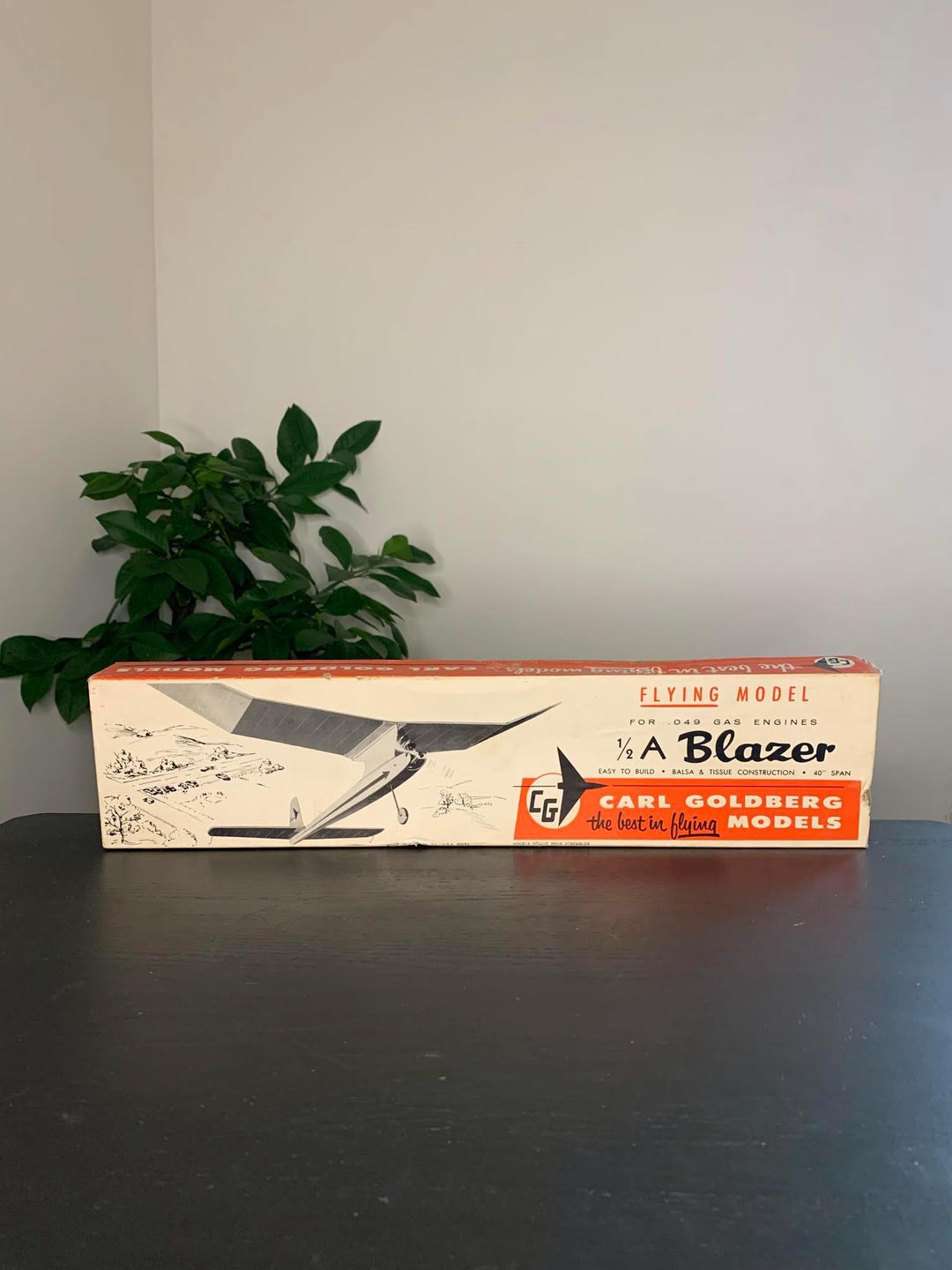 Vintage Flying Model 1/2 A Blazer Kit by Carl Goldberg Models - Etsy