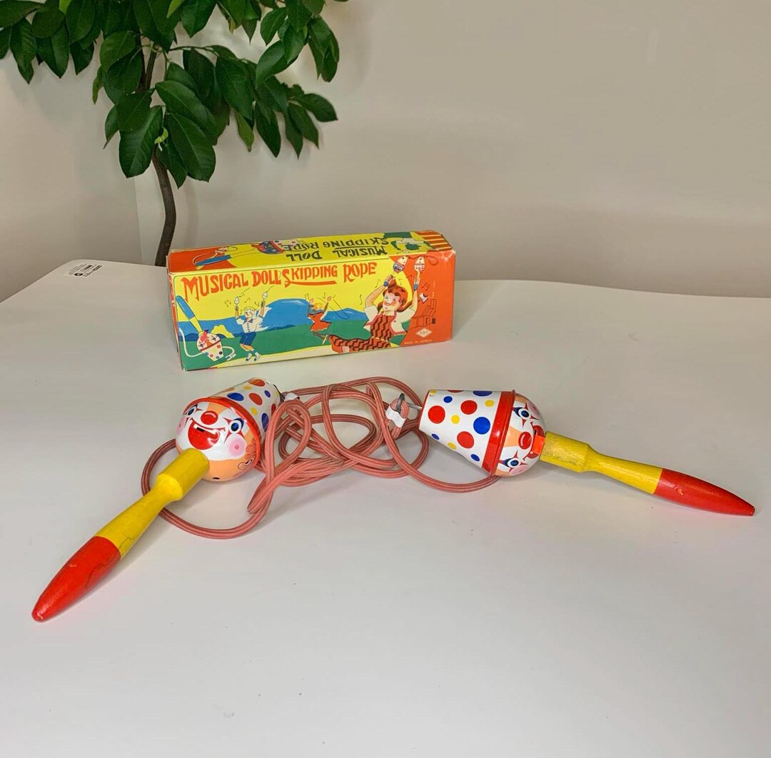 Vintage Musical Doll Skipping Rope With Original Box by ASC, Made in ...