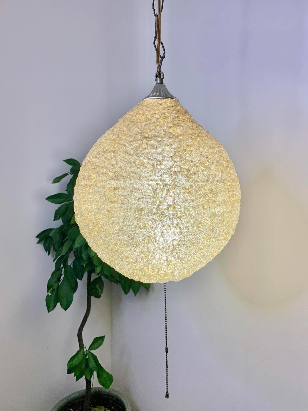 Retro Vintage Mid Century Modern MCM Lucite Sugar Ball Spaghetti ...