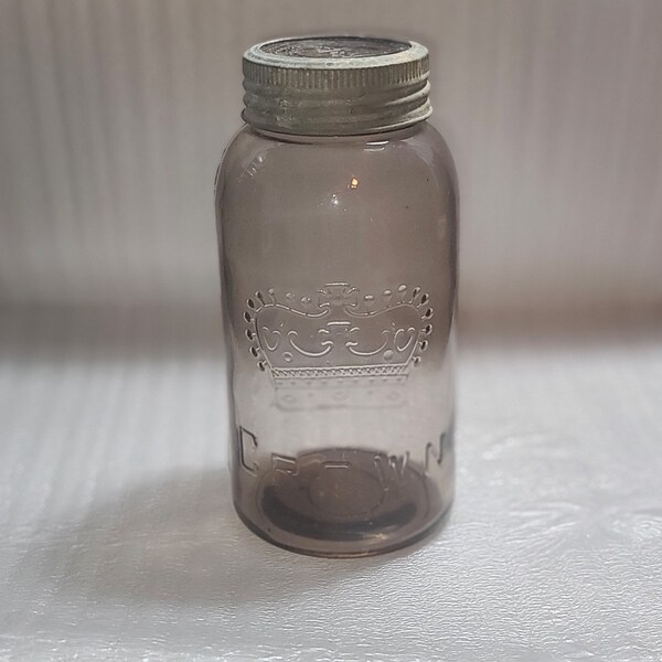Crown Mason Jar - Etsy