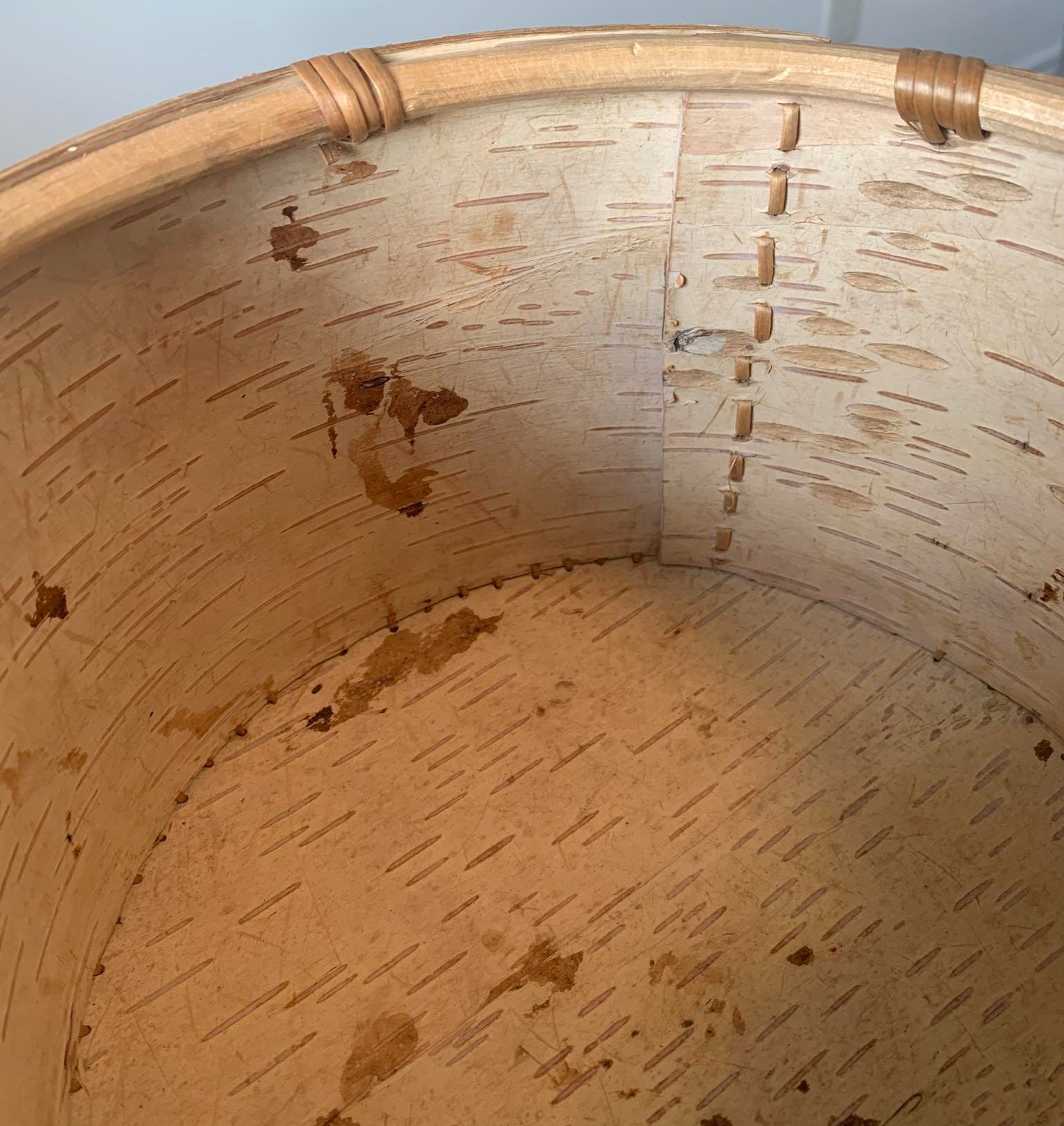 Canadian Indigenous Birch Bark Container and Lid - Etsy