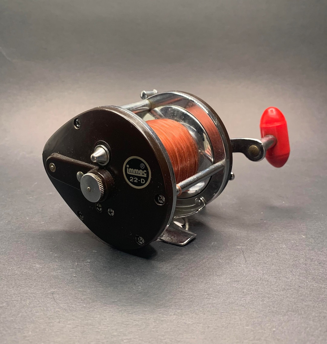 Vintage Immec 22D Fishing Reel Great Gift Idea - Etsy