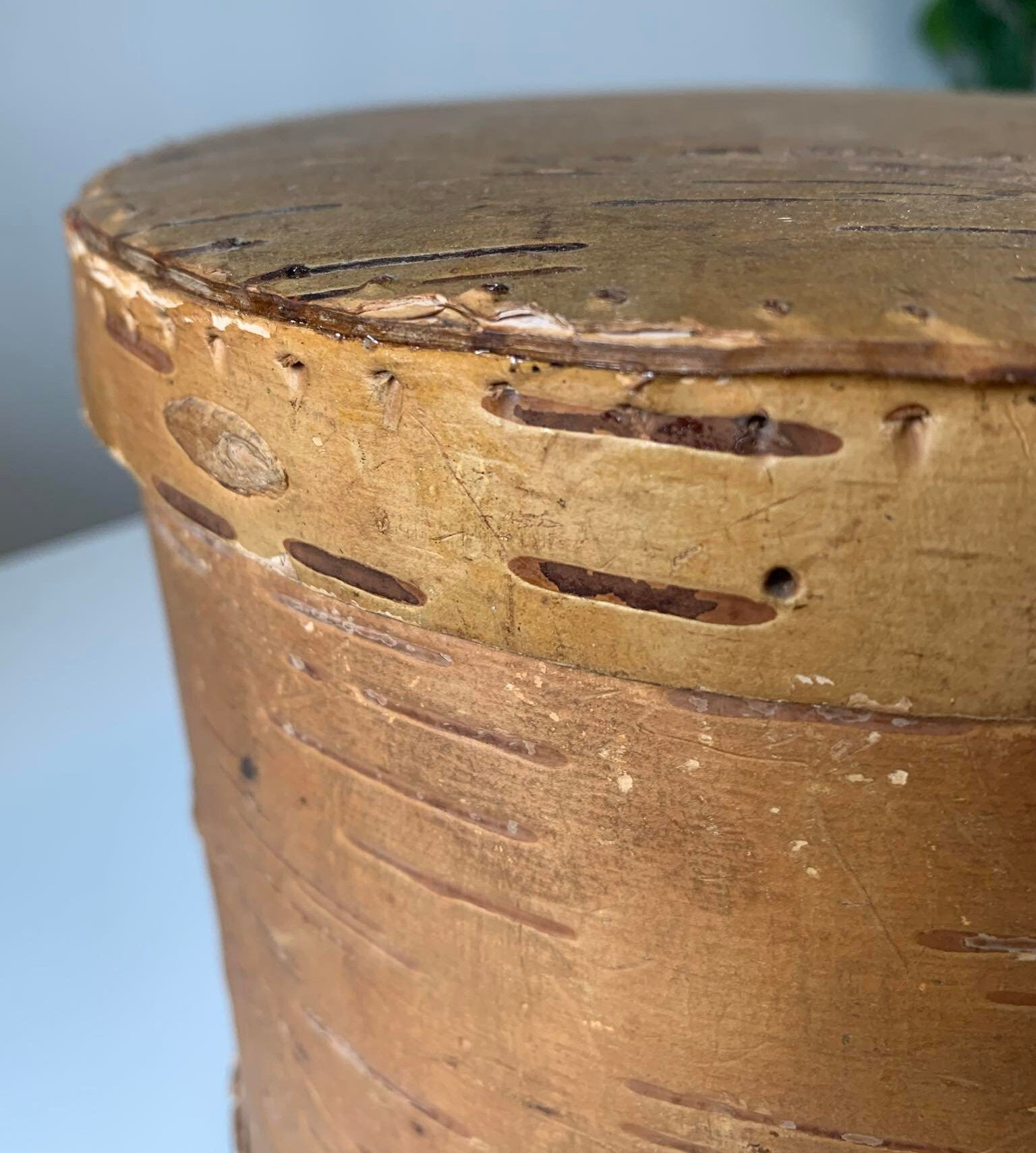 Canadian Indigenous Birch Bark Container and Lid - Etsy