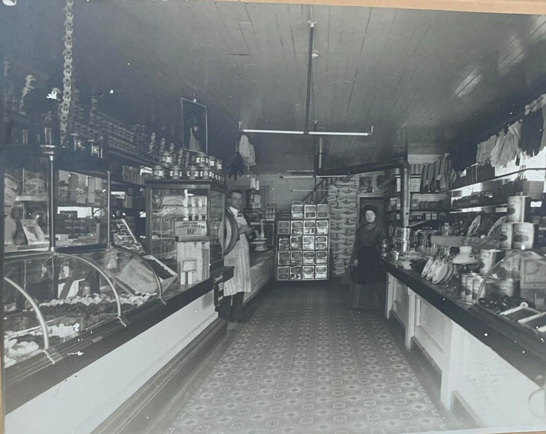 Antique 1910s General Store Interior Photograph Retail Shop Historic - Etsy