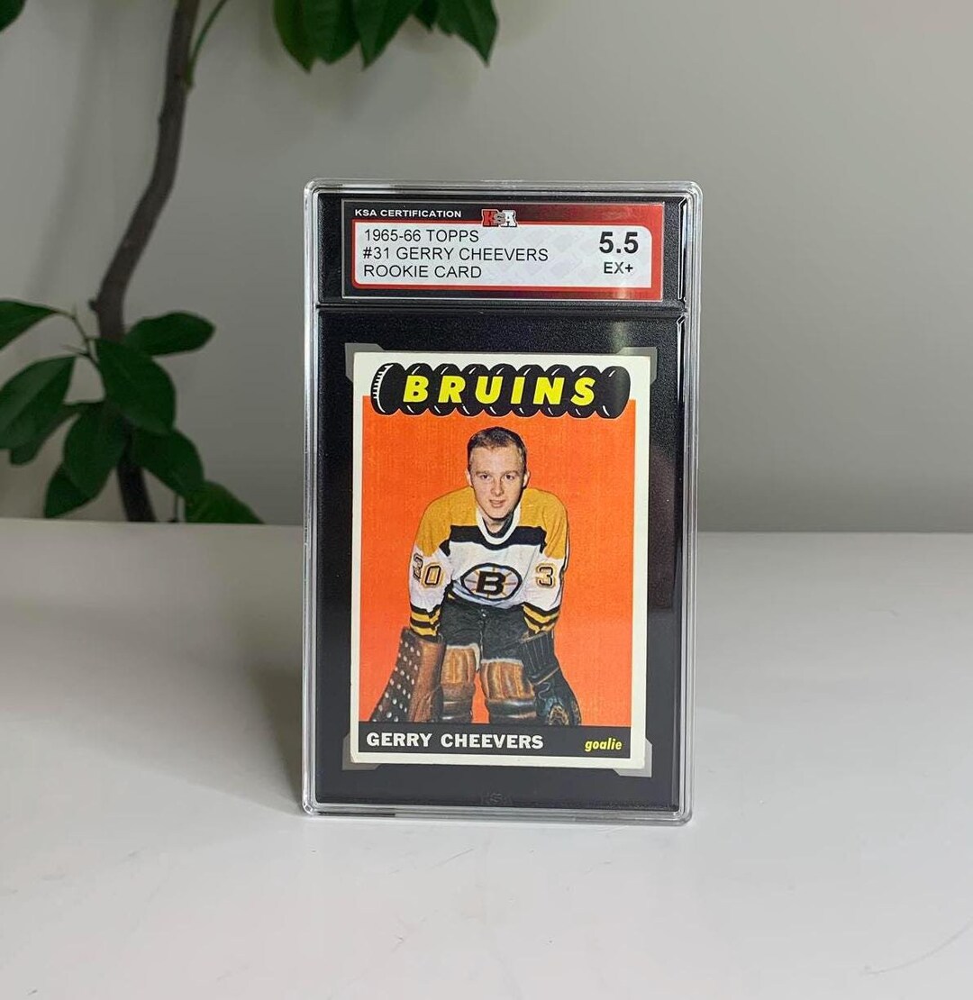 1965-66 TOPPS #31 Gerry Cheevers Boston Bruins Rookie Hockey Card - Etsy