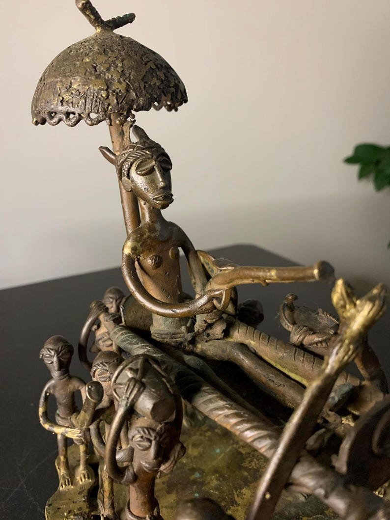 US Shipping Tariff Free - African Royal Tribal Procession Statue - Etsy
