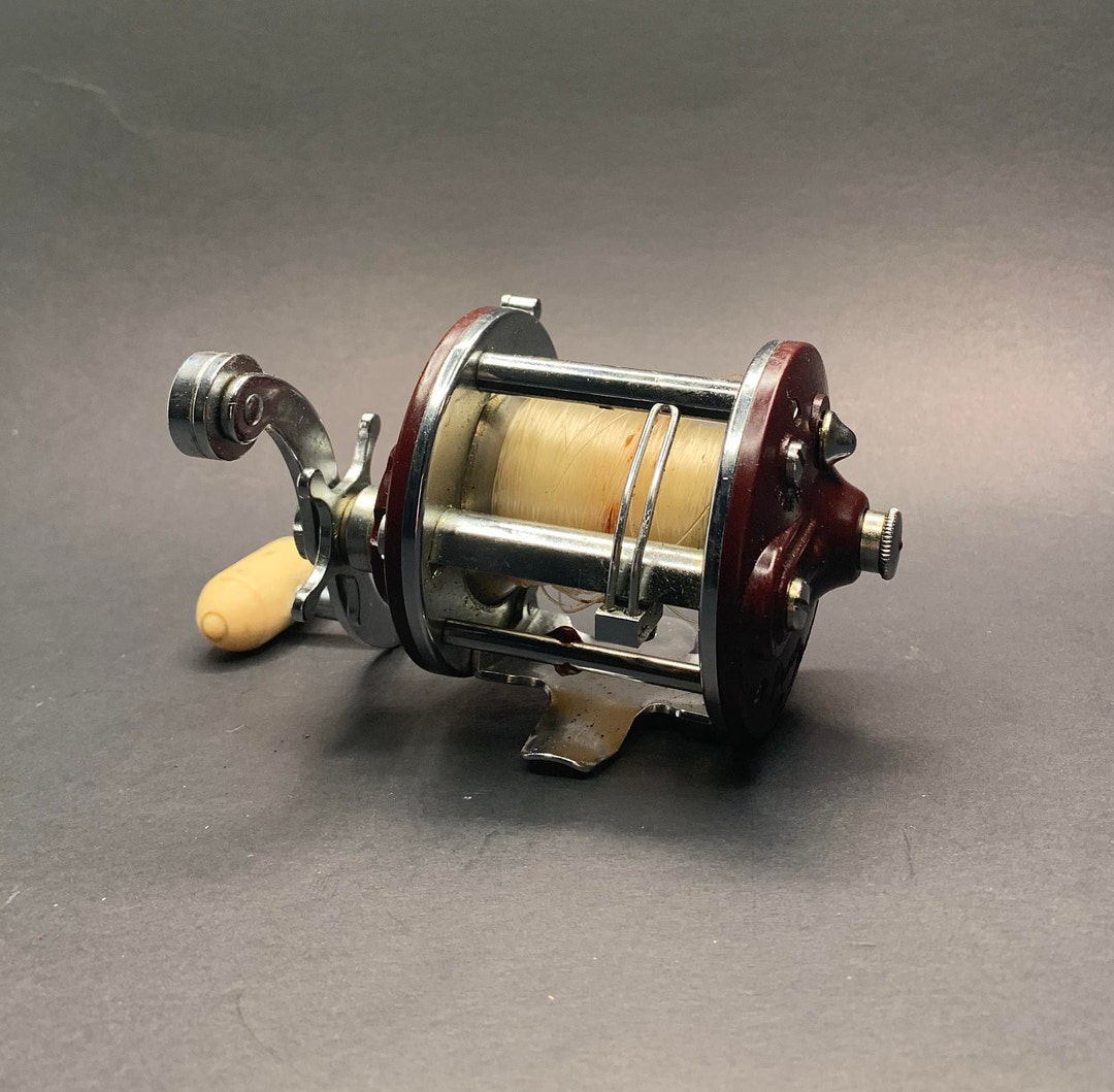 Penn Peerless No. 9 Red Sides Fishing Reel - Etsy