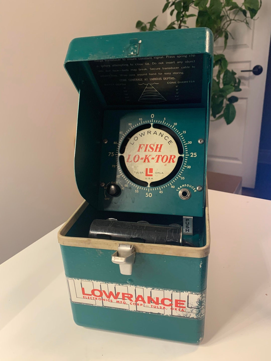 Vintage Lowrance Fish LO-K-TOR Fish Finder - Etsy