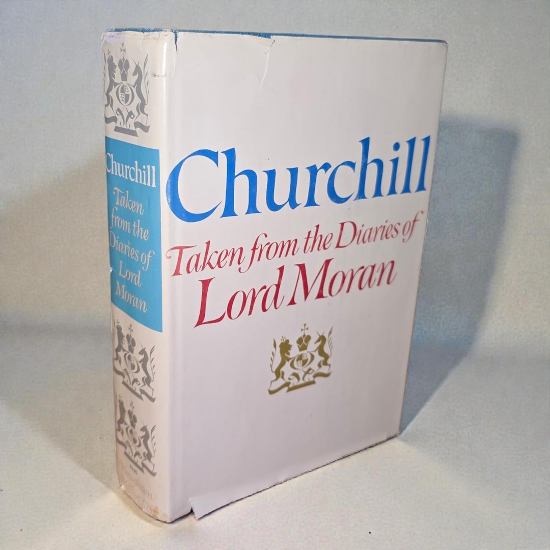 Churchill Diaries by Lord Moran: 1st American Edition, Dust Jacket - Etsy