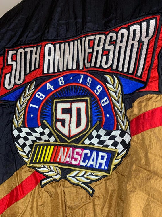 Vintage Nascar 50th Anniversary 1948-1998 Jacket by C… - Gem