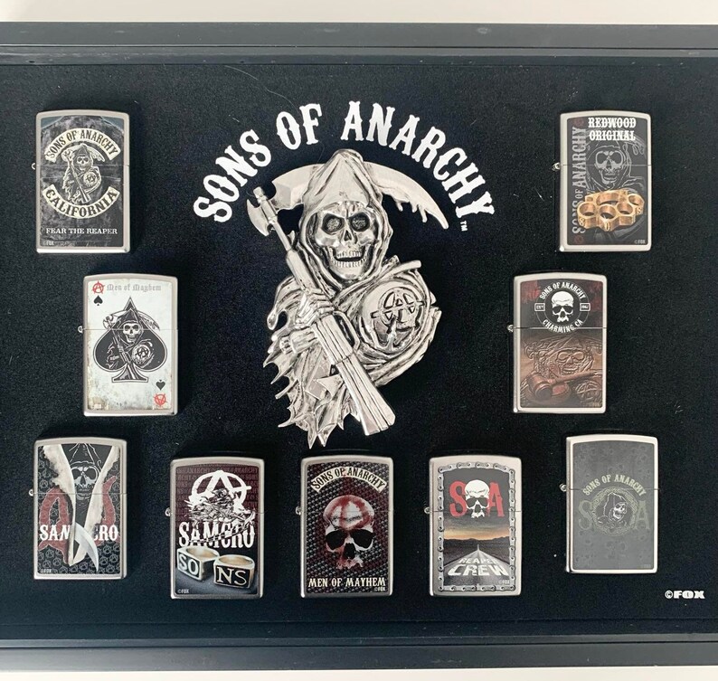 Sons of Anarchy the First 9 Collection Zippo Lighters All Sealed Lighters New Old Stock - Etsy
