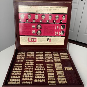 Vintage Trubyte Bioform System of Tooth Selection Mould Guide - Gift ...