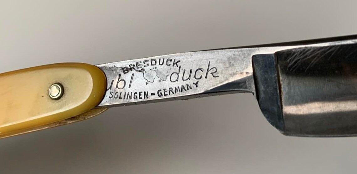 Bresduck Dubl Duck Straight Razor With Case - Etsy