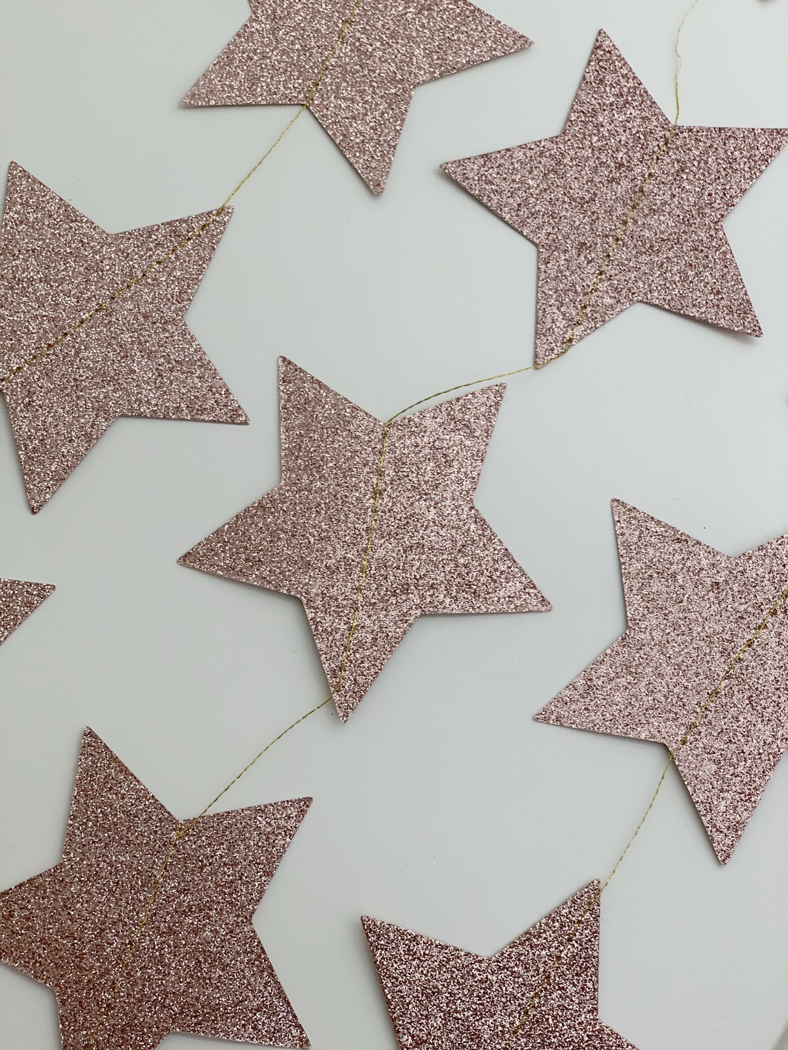 Glitter Star Garland - Etsy