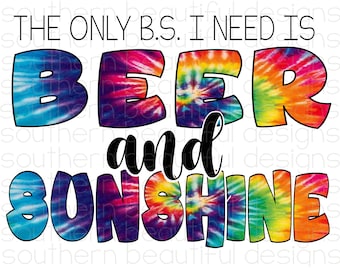 Beer and Sunshine Svg Png Digital Download - Etsy
