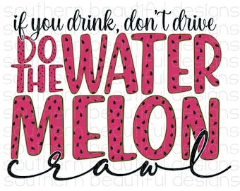 Watermelon Crawl Svg - Etsy