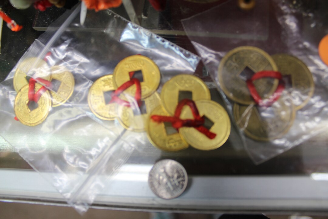 Feng Shui Trio Coin of Prosperity for the Wallet - Etsy