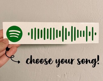 Spotify Song Code Sticker | Etsy