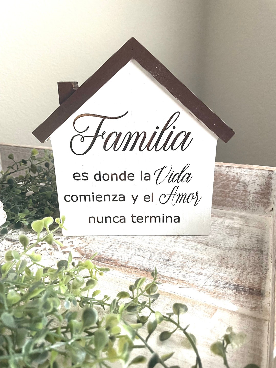 Farmhouse Signs, Living Room Decor, Wood Signs,spanish Home Decor, Home ...