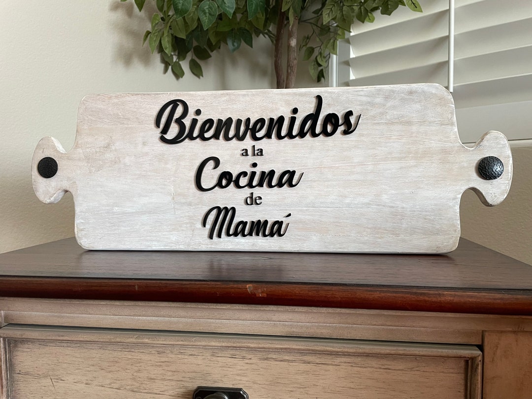 Spanish Home Decor,23x8, Spanish Welcome Sign, Spanish Art, Welcome ...