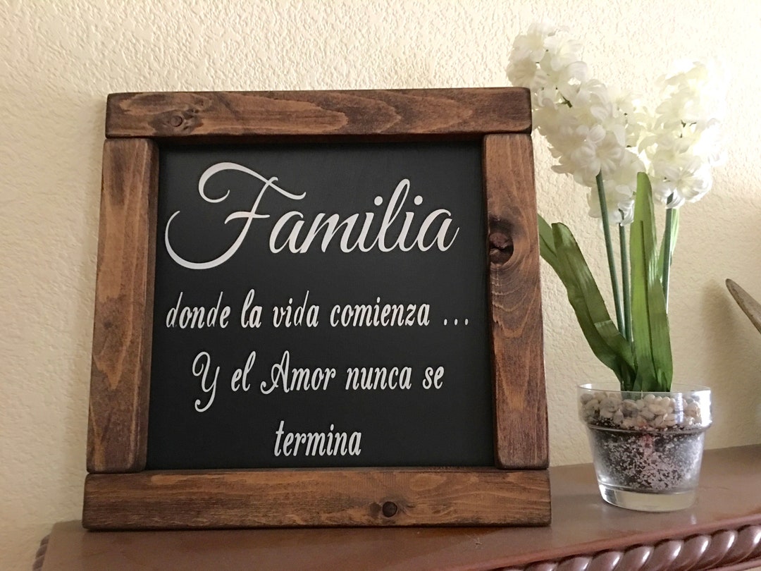 Farmhouse Signs, Living Room Decor, Wood Signs,spanish Home Decor, Home ...