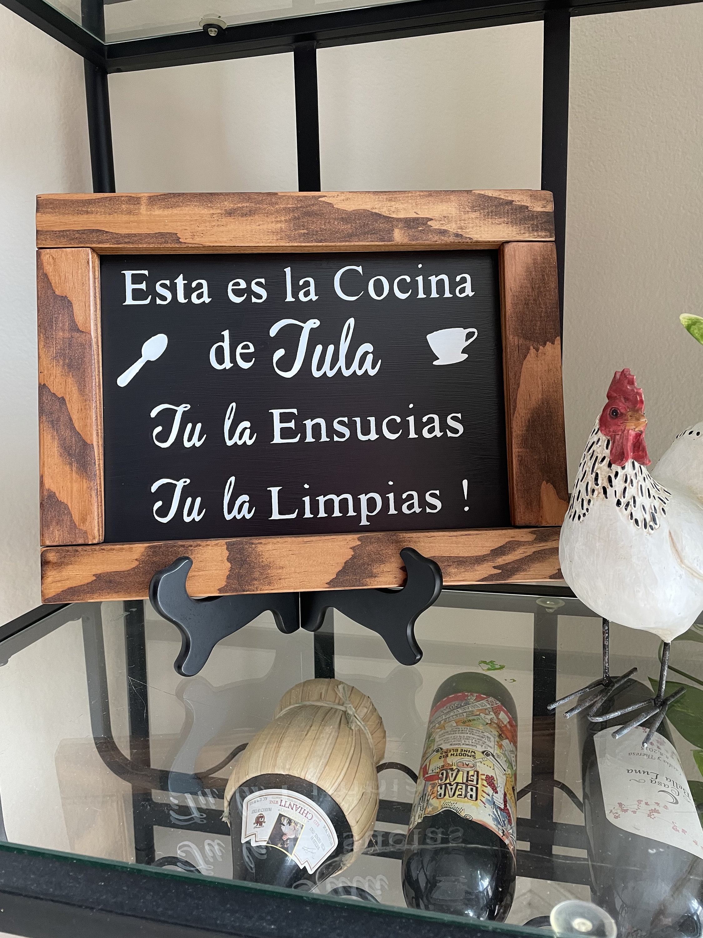 Spanish Kitchen Sign, Esta Es La Cocina, Wood Home Decor (10x13) - Etsy