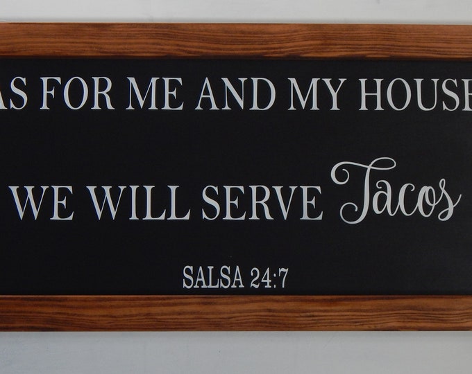 Farmhouse Signs12x24 Tacos Sign Wood Signs Wall Hangings - Etsy
