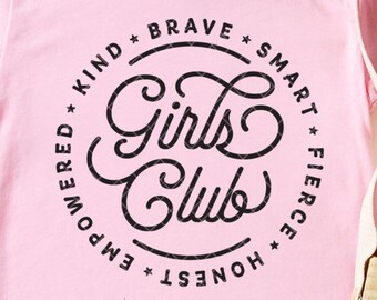 Girls Club Svg - Etsy