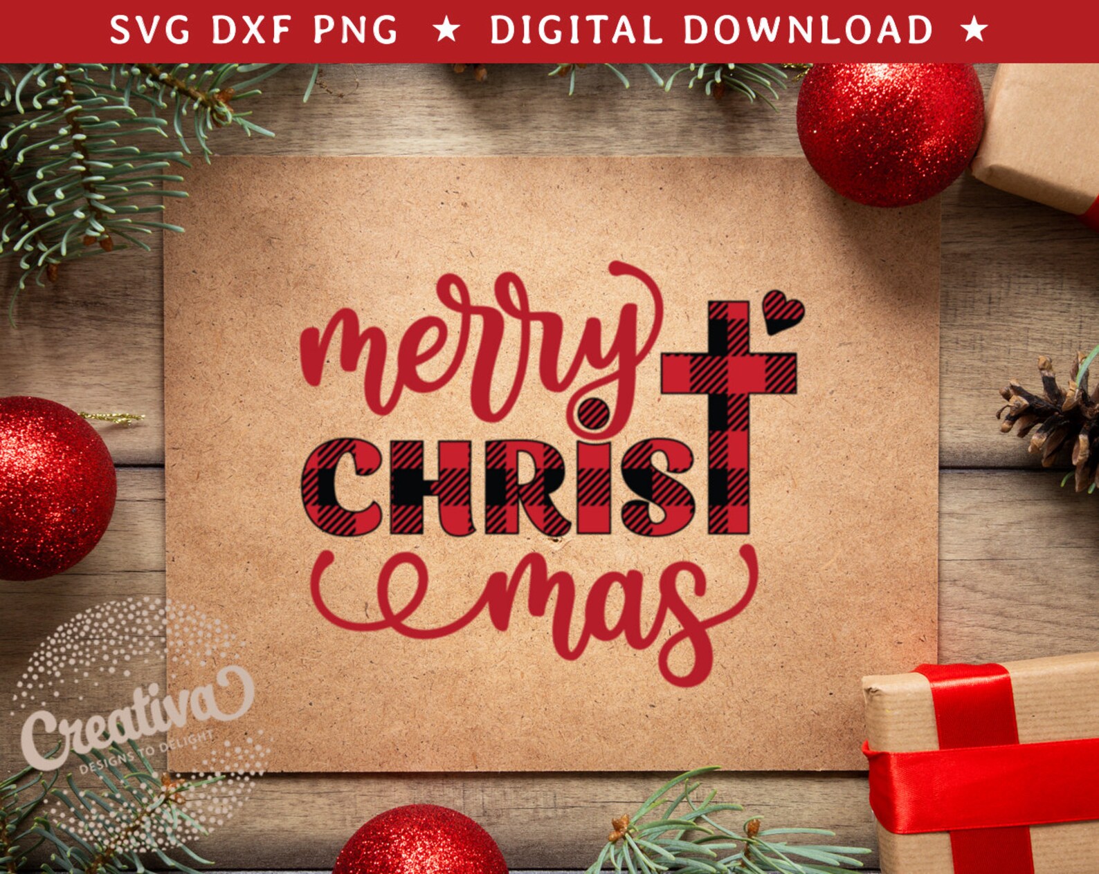 Merry ChrisT Mas SVG DXF PNG Merry Christmas Svg Christ Svg | Etsy