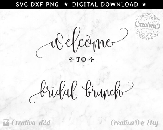 Digital Download Bridal Brunch Sign Templates Invitations ...