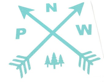 Pacific northwest decal | Etsy