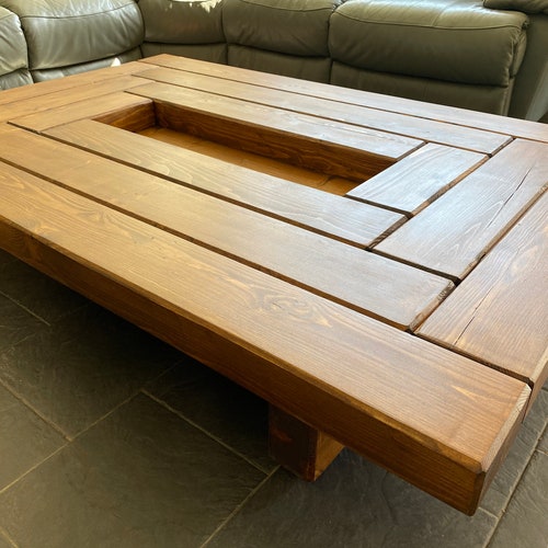 Bespoke Hand-crafted Railway Sleeper Coffee Table Available - Etsy