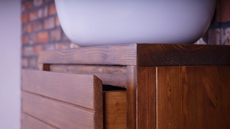 Traditional Bathroom Vanity Unit Freestanding With Double - Etsy UK