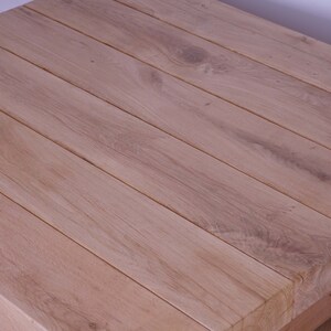 Exclusive Hand-crafted Chunky Oak Sleeper Coffee Table Available in ...