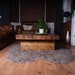 Rustic Chunky Rail-way Sleeper Pine Coffee Table With Stacked Legs ...