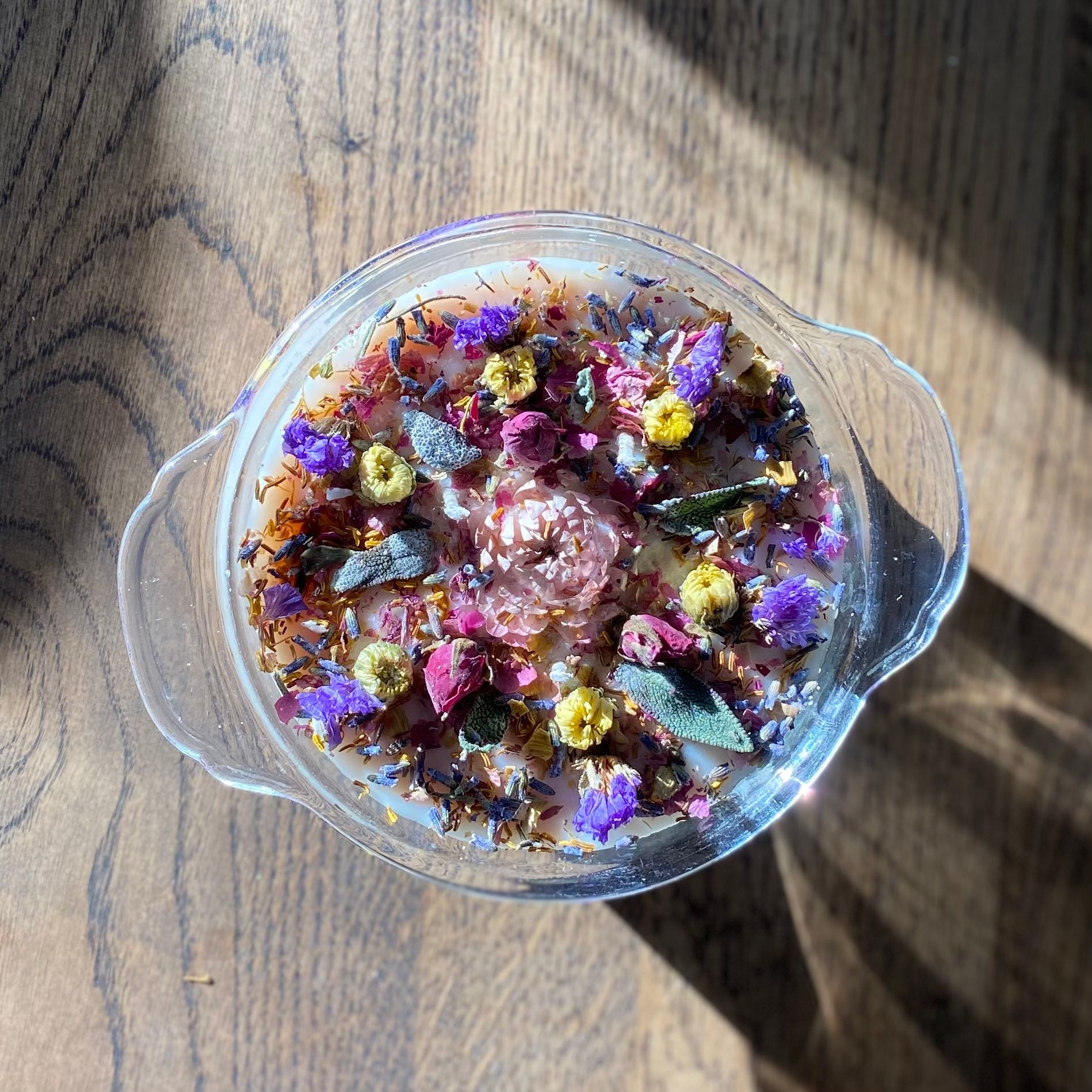 Floral Wildflower Garden Cottagecore Casserole Soy Wax Candle - Sharp ...