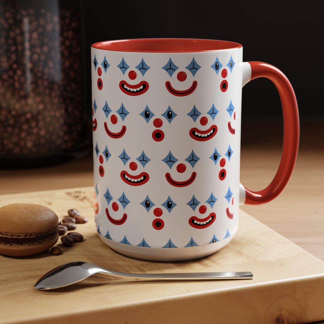 Clowncore Mug With Clown Cute Clown Mug Cute Clown Core Clowncore Cute ...