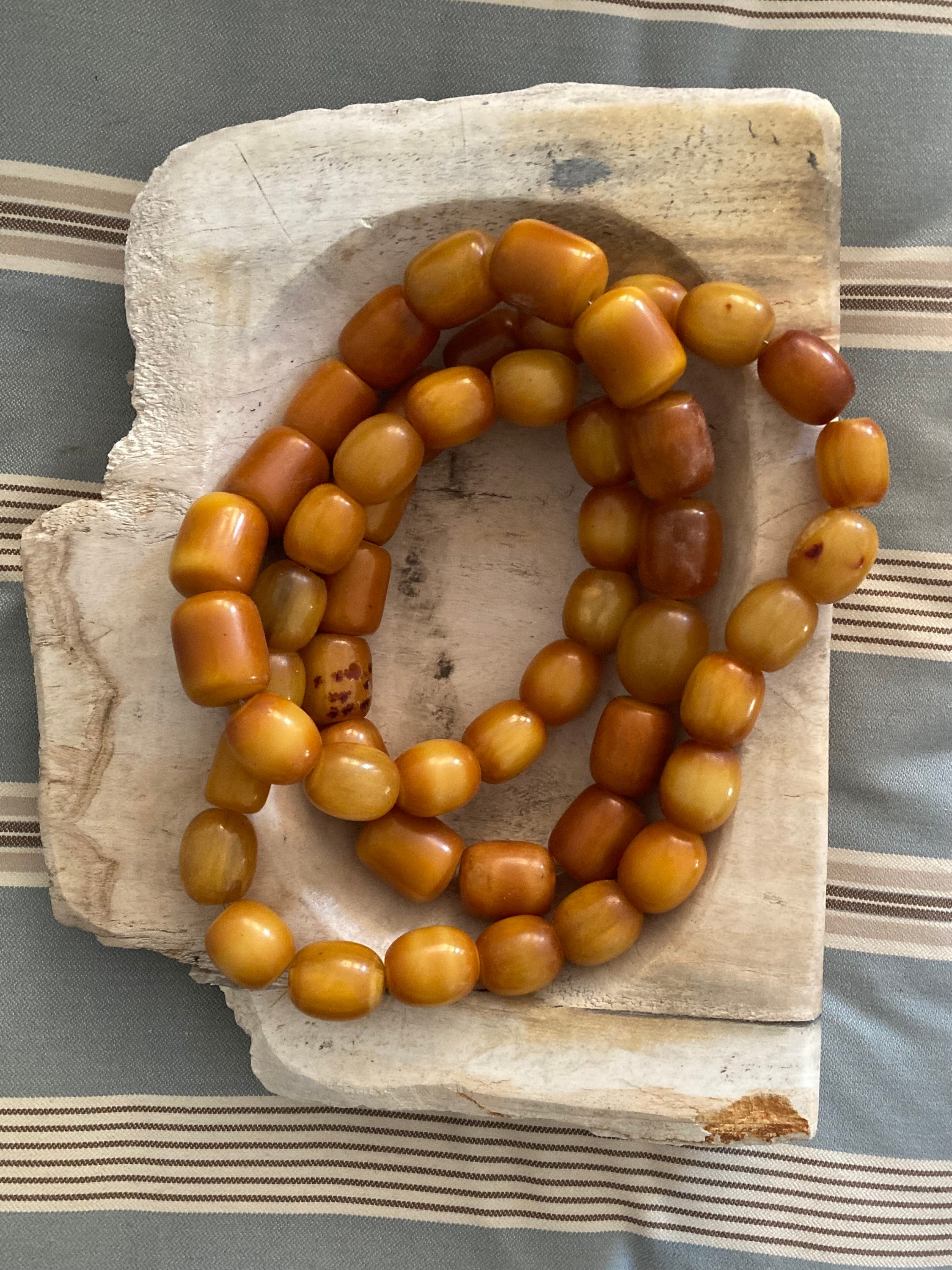Endless Amber Acrylic Giant Bead Necklace/ Big Beads Necklace/ Very ...